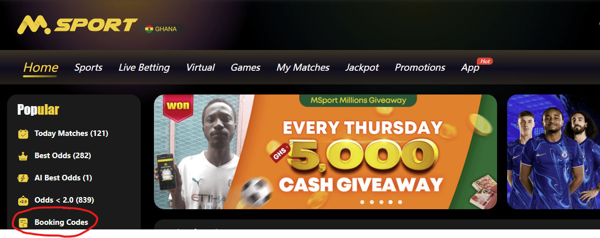 FILTERING BOOKING CODES FOR THE NEXT 3 DAYS – MSport GH