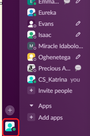 HOW TO UPDATE SLACK NAME – MSport GH